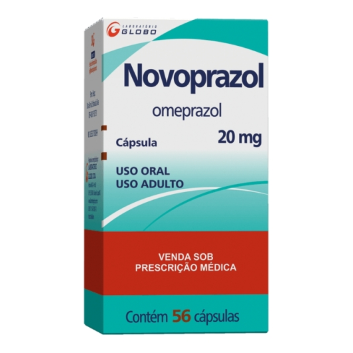 NOVOPRAZOL 20MG C/56 CÁPSULAS - GLOBO LABORATORIO LT