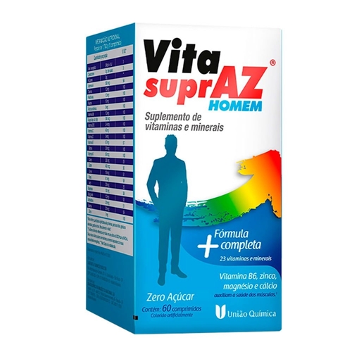 VITA SUPRAZ HOMEM C/60 COMPRIMIDOS - UNIAO QUIMICA