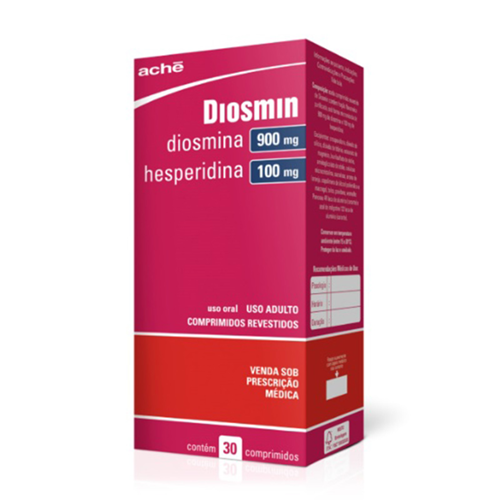 DIOSMIN 900MG + 100MG C/30 COMPRIMIDOS REVESTIDOS - ACHE LABORATORIOS FA
