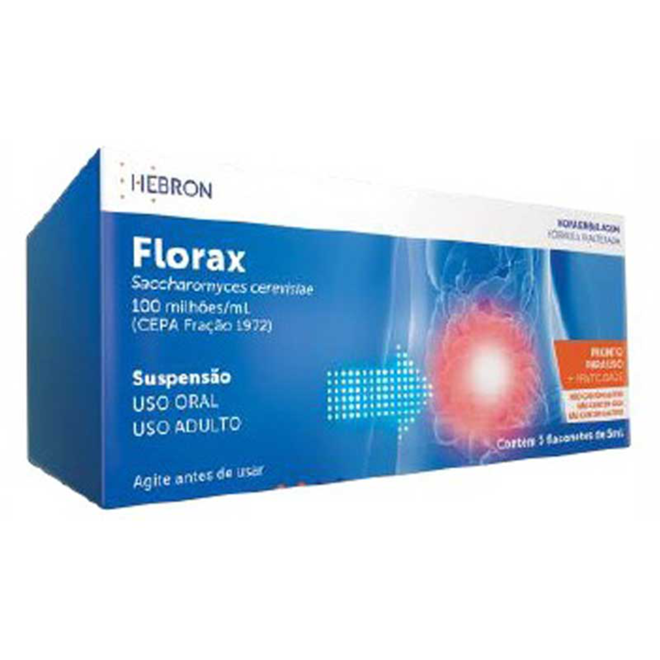 FLORAX ADULTO C/5 FLACONETES 5ML - HEBRON