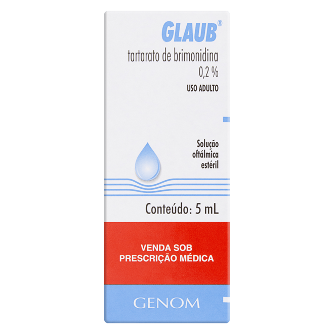 GLAUB 2% SOLUÇÃO OFTÁMICA 5ML - GENOM