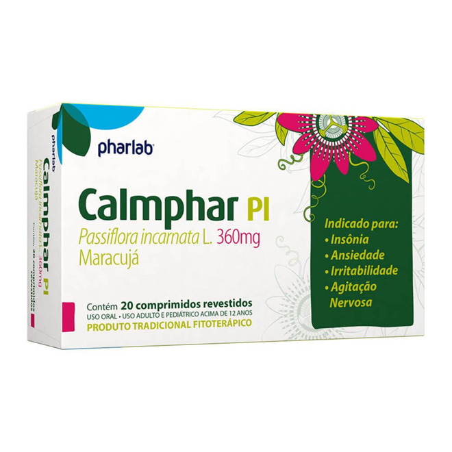 CALMPHAR PI 360MG C/20 COMPRIMIDOS REVESTIDOS - PHARLAB