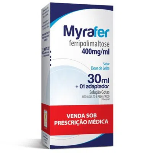 MYRAFER 400MG/ML GOTAS 30ML - MYRALIS PHARMA EIREL
