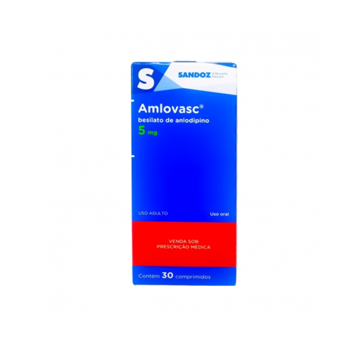 AMLOVASC 5MG C/30 COMPRIMIDOS - SANDOZ