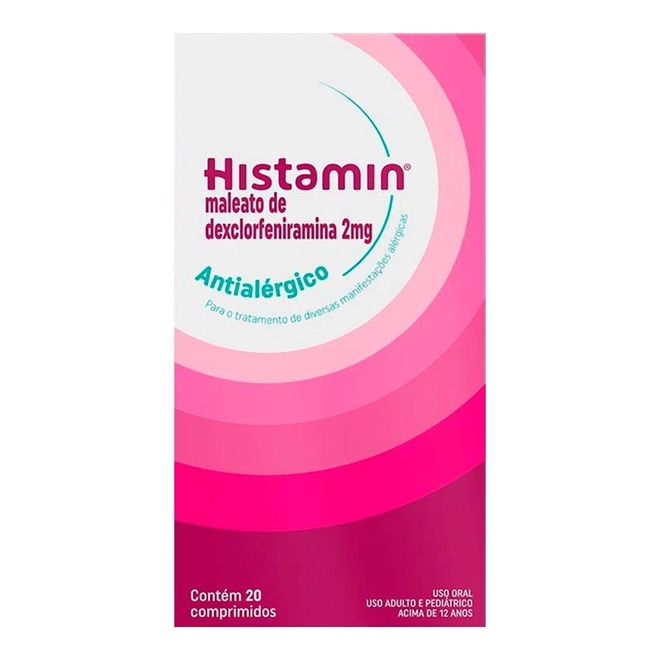 HISTAMIN 2MG C/20 COMPRIMIDOS - NEO QUIMICA COMERC