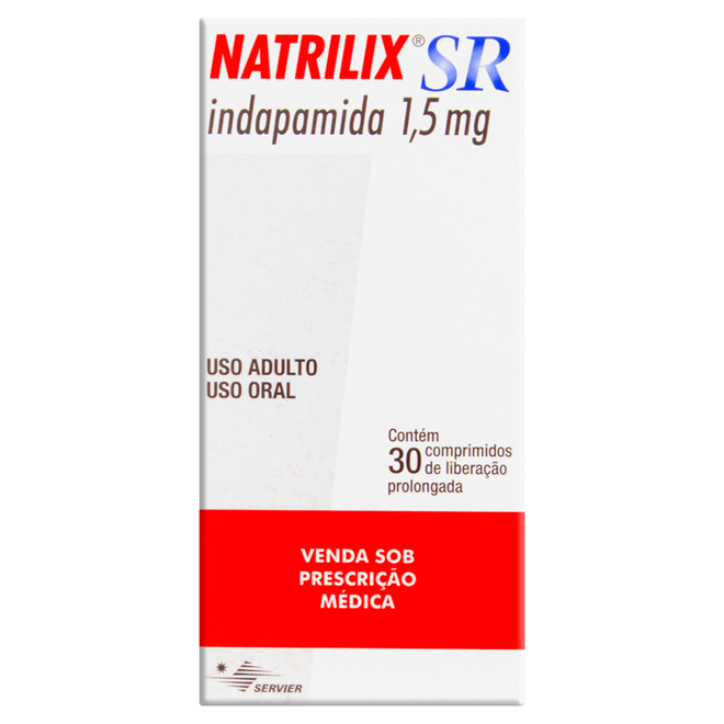 NATRILIX SR 1,5MG C/30 COMPRIMIDOS - SERVIER DO BRASIL