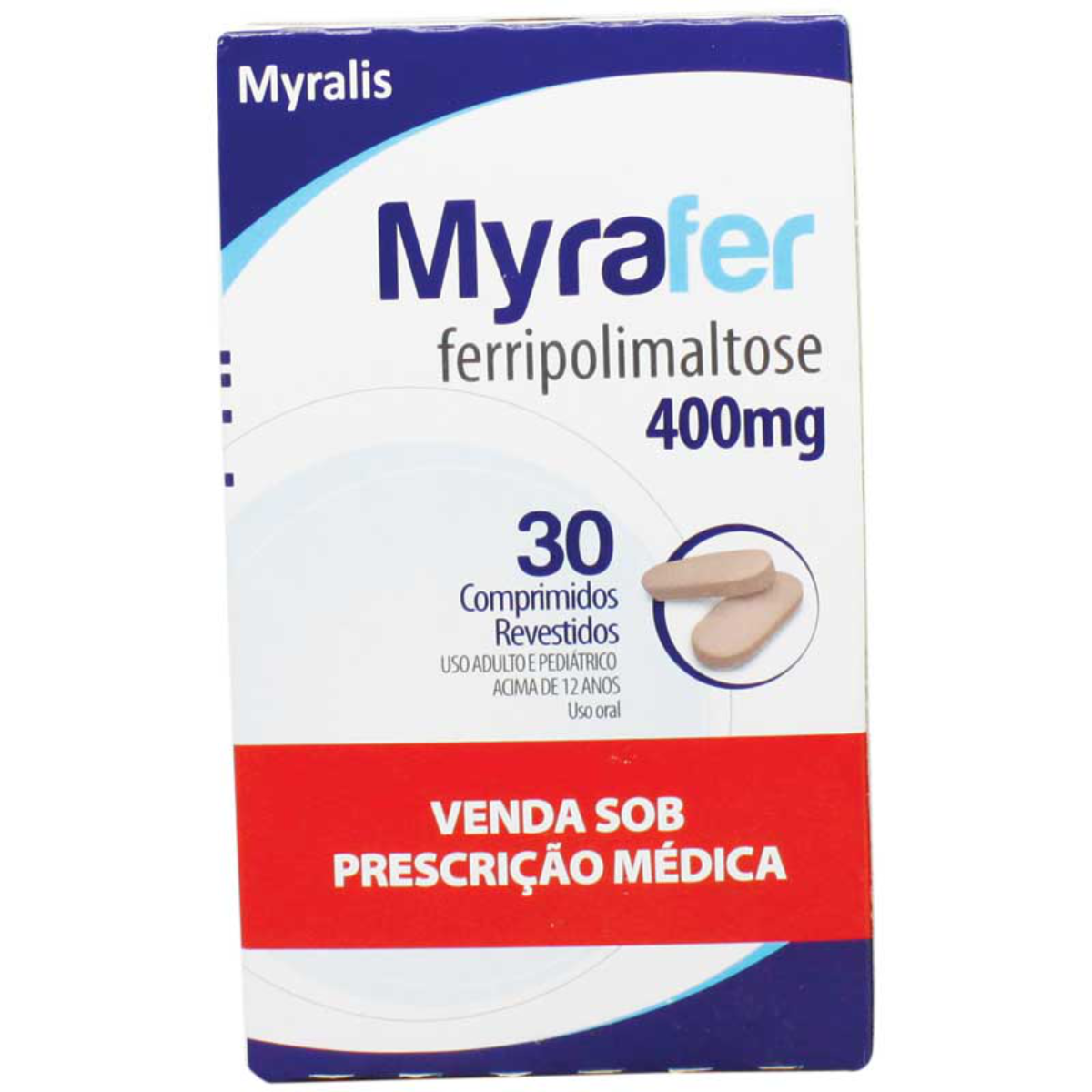 MYRAFER 400MG C/30 COMPRIMIDOS REVESTIDOS - MYRALIS PHARMA EIREL