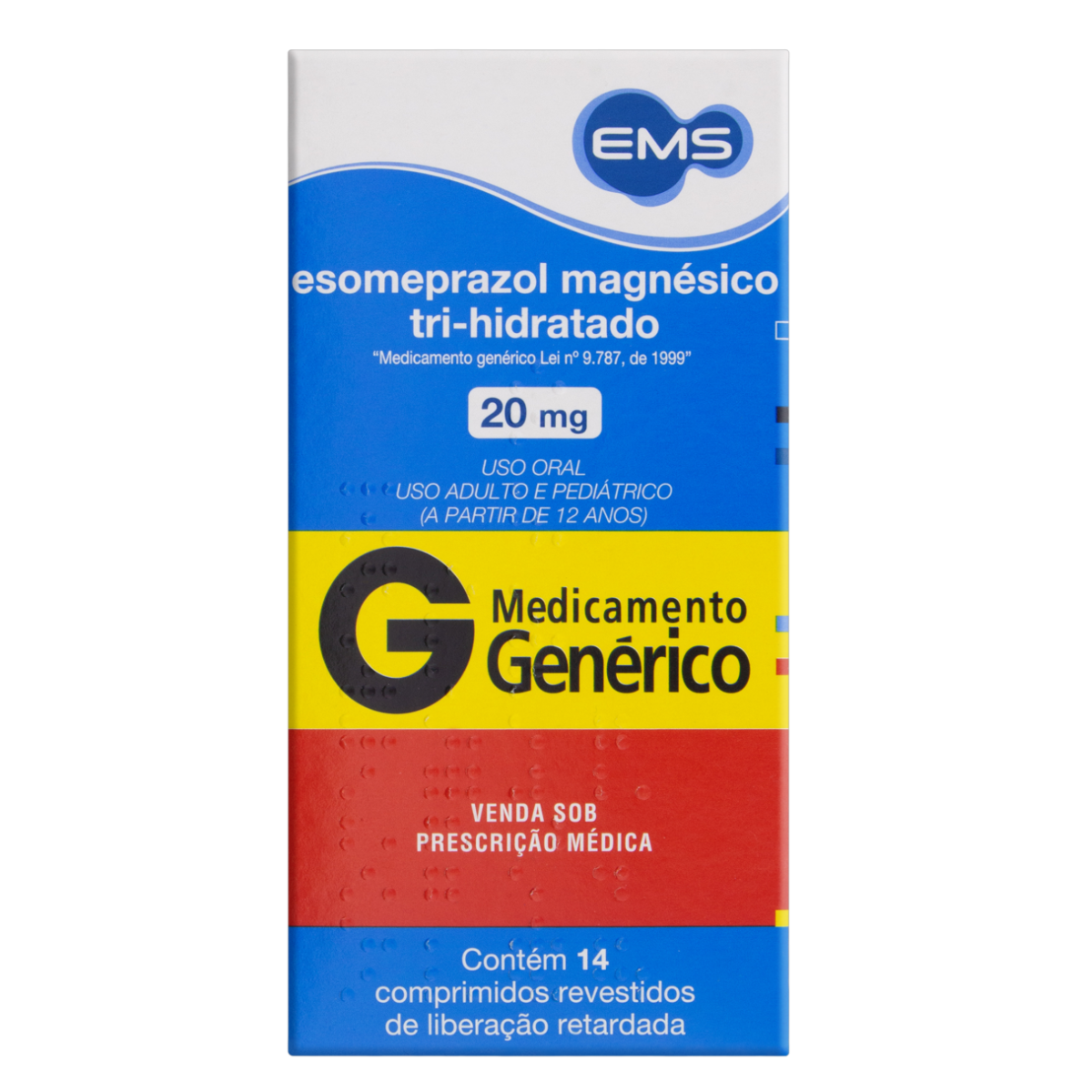 ESOMEPRAZOL MAGNÉSIO TRI-HIDRATADO 20MG C/14 COMPRIMIDOS REVESTIDOS DE ...