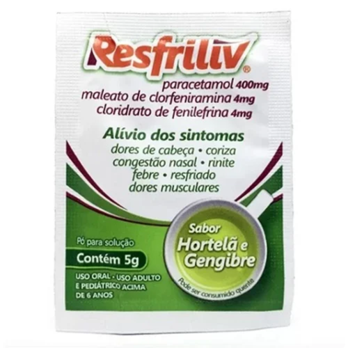 RESFRILIV SABOR HORTELÃ E GENGIBRE 5G - GEOLAB INDUSTRIA FAR