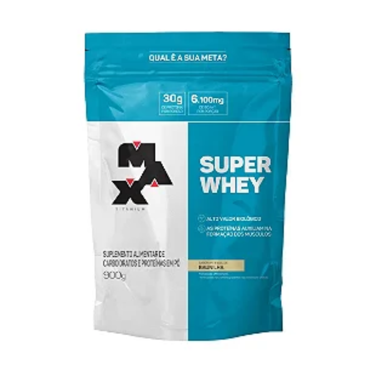 SUPER WHEY BAUNILHA MAX TITANIUM 900G - SUPLEY LABORATORIO D