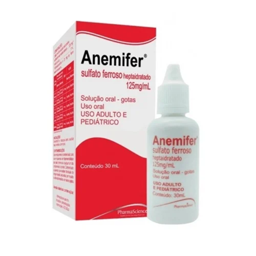 ANEMIFER 125MG/ML GOTAS 30ML - PHARMASCIENCE