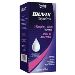 IBUVIX 100MG/ML GOTAS 20ML - GEOLAB INDUSTRIA FAR