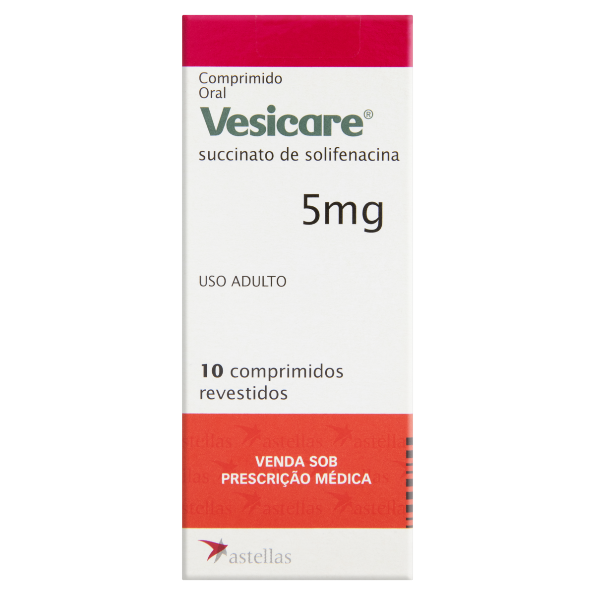 VESICARE 5MG C/10 COMPRIMIDOS REVESTIDOS - ASTELLAS FARMA BRASI