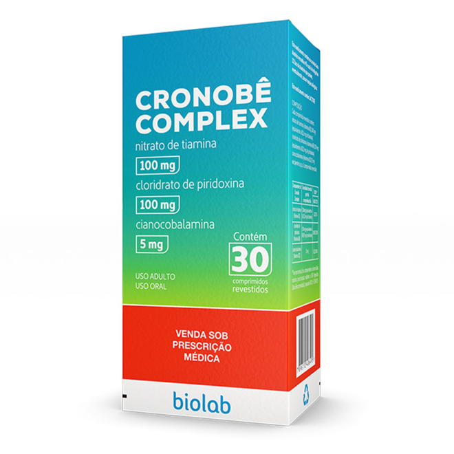CRONOBÊ COMPLEX C/30 COMPRIMIDOS - BIOLAB SANUS FARMACE