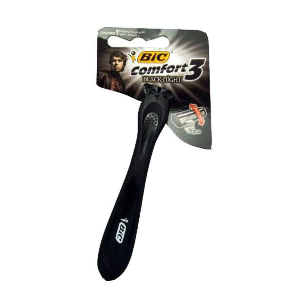 APARELHO DE BARBEAR BIC COMFORT 3 BLACK NIGHT - BIC AMAZONAS SA