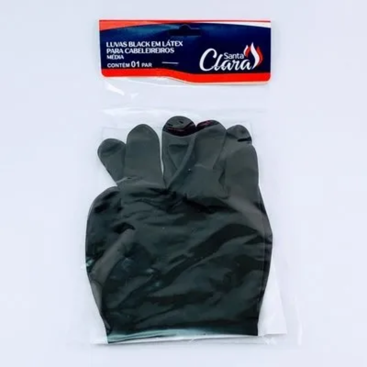 LUVAS BLACK TAMANHO M SANTA CLARA - SANTA CLARA INDUSTRIA DE PAPEL