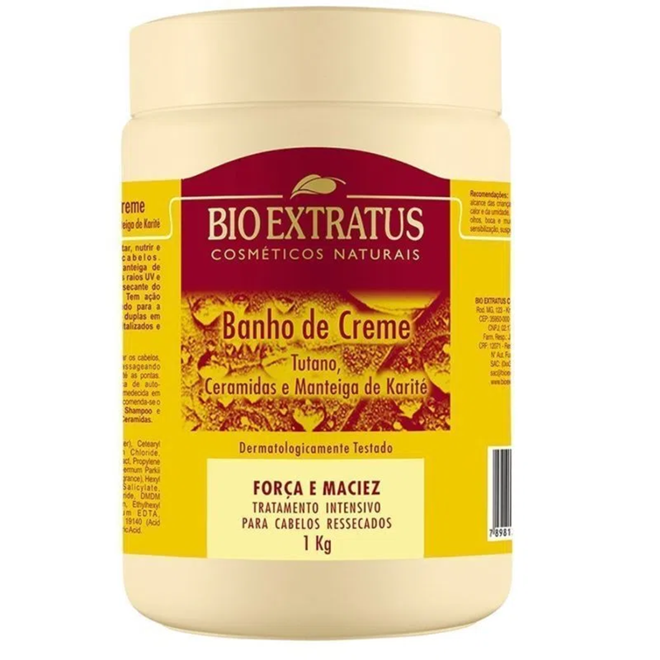 BANHO DE CREME TUTANO BIO EXTRATUS 1KG - BIO-EXTRATUS COSMETIC NATURAL