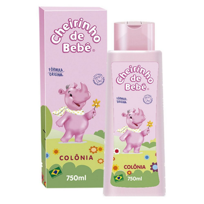 COLÔNIA INFANTIL CHEIRINHO DE BEBÊ ROSA 750ML - KANITZ 1900 COSM