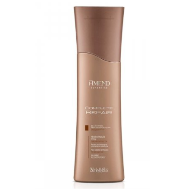 SHAMPOO RECONSTRUTOR COMPLETE REPAIR AMEND 250ML - AMEND BEM ESTAR IND ...