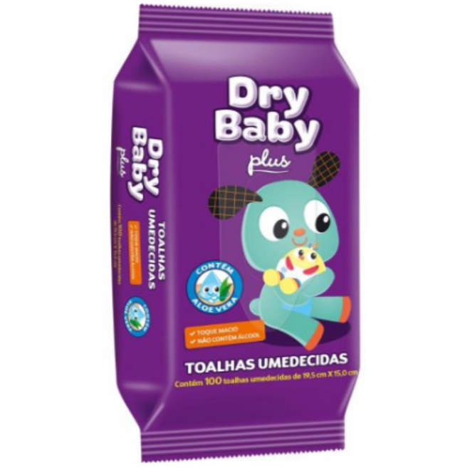 TOALHAS UMIDECIDAS DRY BABY PLUS C/100 UNIDADES - SCA DO BRASIL ...