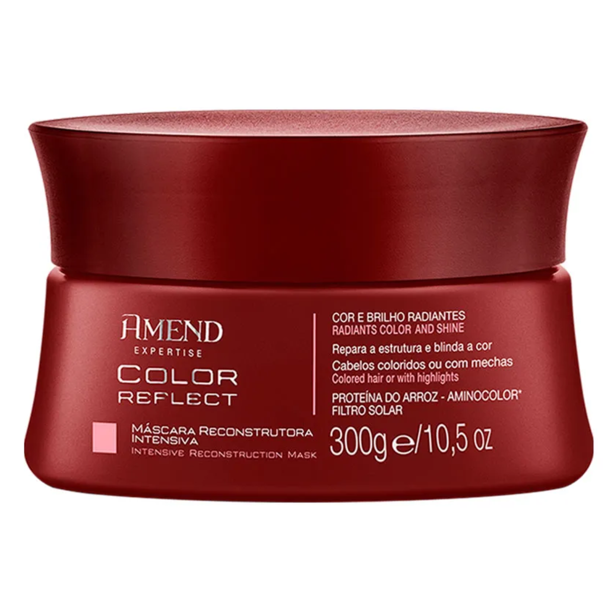 MÁSCARA RECONSTRUTORA COLOR REFLECT AMEND 300G - AMEND BEM ESTAR IND ...