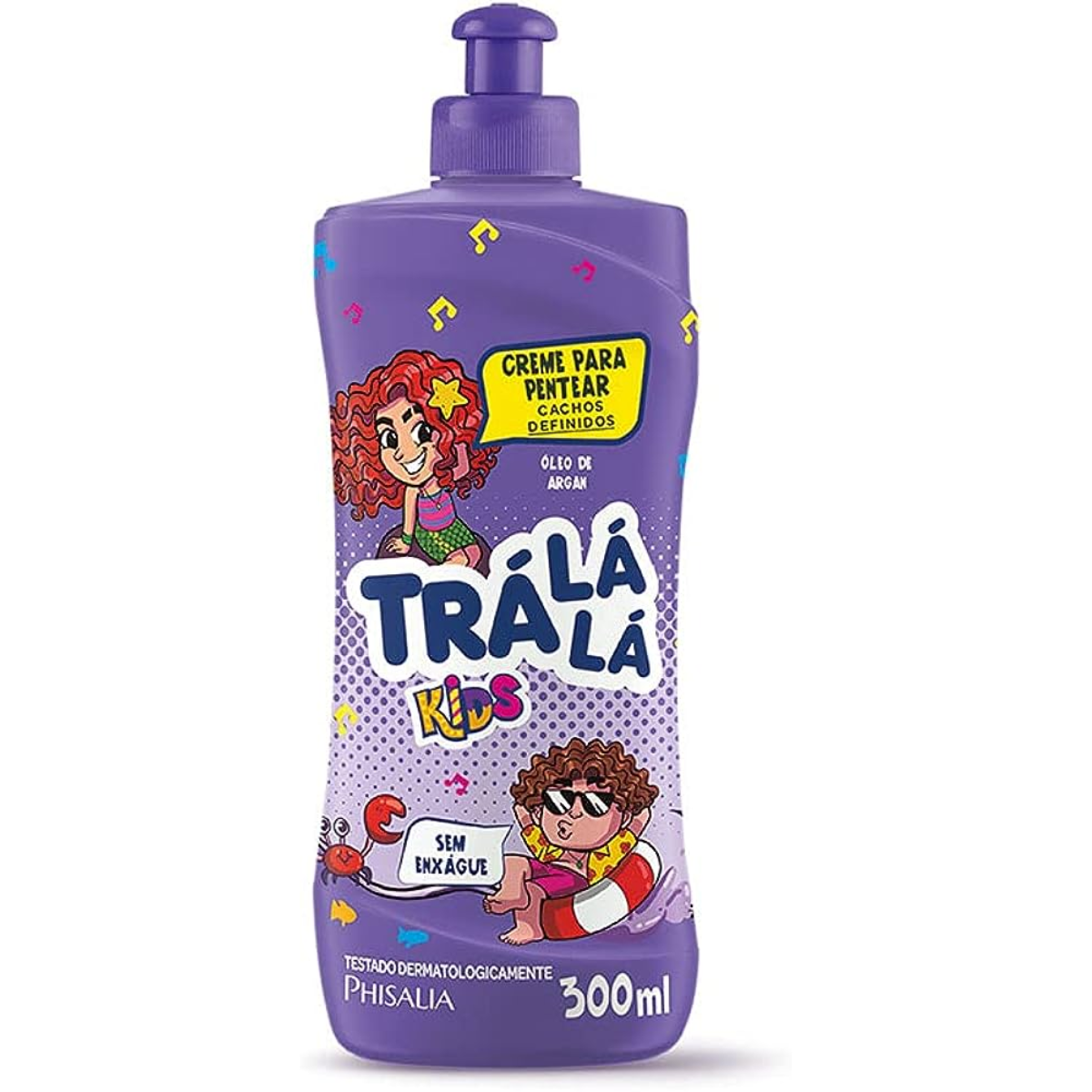 CREME PARA PENTEAR TRÁ LÁ LÁ KIDS CACHOS DEFINIDOS 300ML - PHISALIA ...