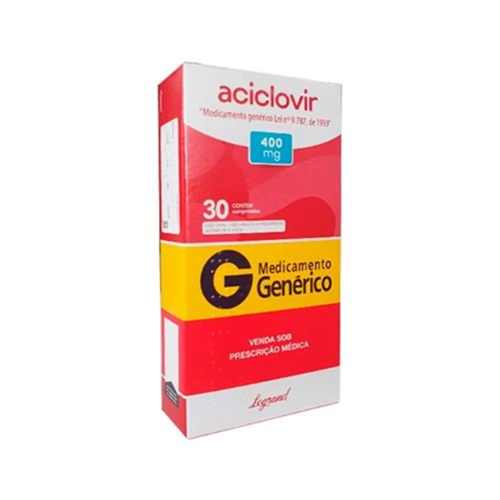 ACICLOVIR 400MG C/30 COMPRIMIDOS LEGRAND - LEGRAND PHARMA INDUS