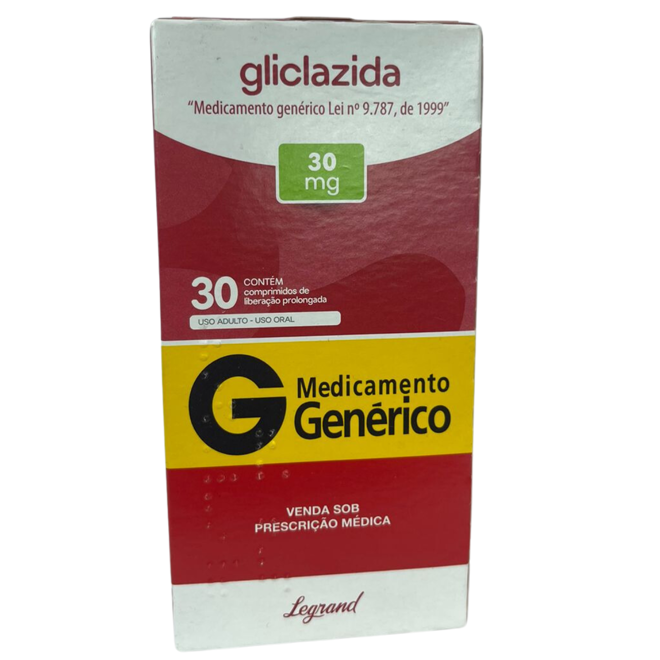GLICLAZIDA 30MG C/30 COMPRIMIDOS LEGRAND - LEGRAND PHARMA INDUS