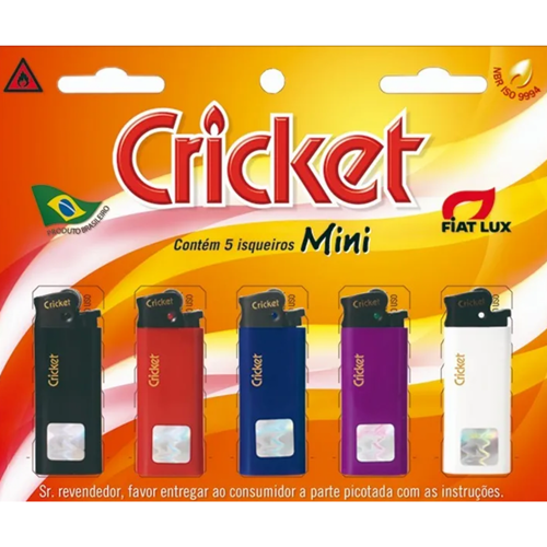 ISQUEIRO MINI CRICKET C/1 UNIDADE - 3M DO BRASIL