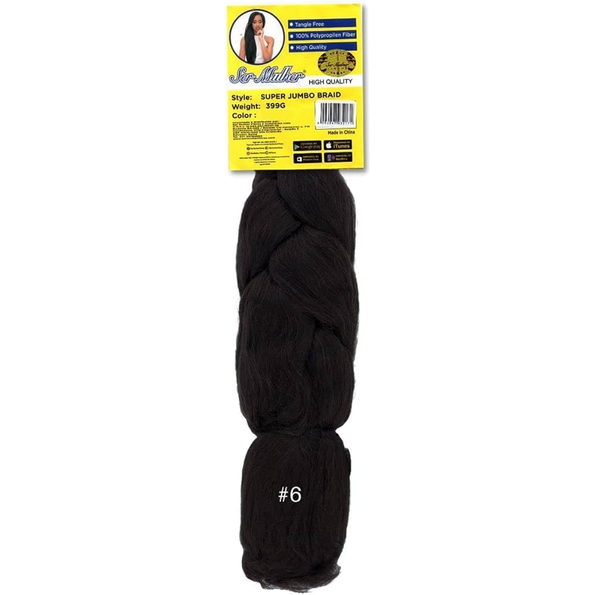 CABELO SUPER JUMBO SER MULHER COR-6 399G - RUBINO COMERCIO LDA EPP