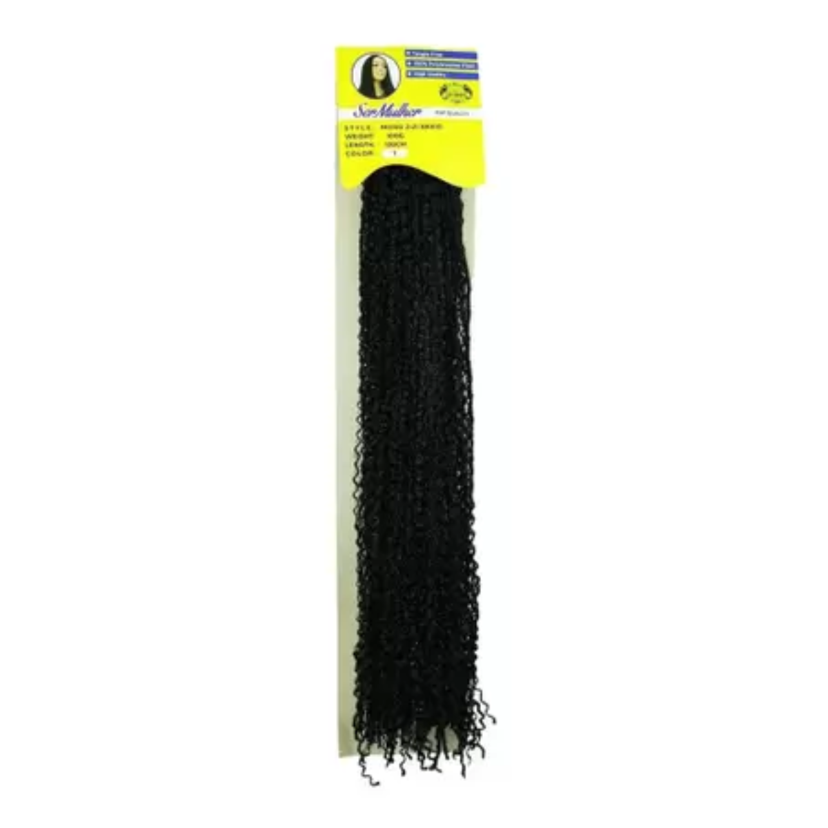 CABELO KANEKALON MICRO ZIZI BRAID SER MULHER COR-1 100G - RUBINO ...