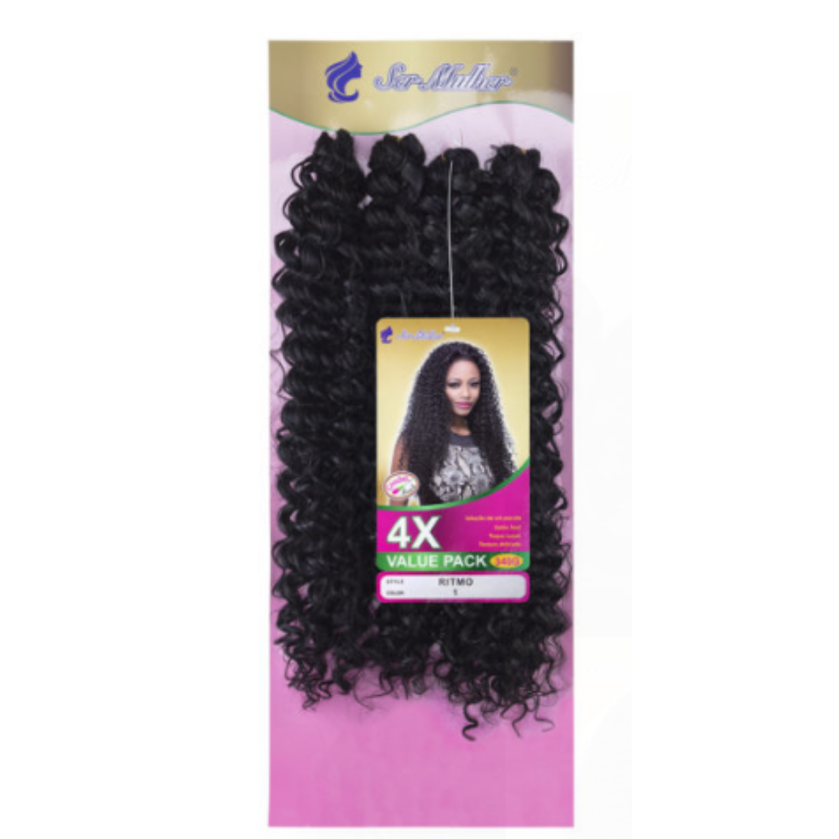 CABELO FIBRA ORGÂNICA RITMO SER MULHER COR-1 340G - RUBINO COMERCIO LDA EPP