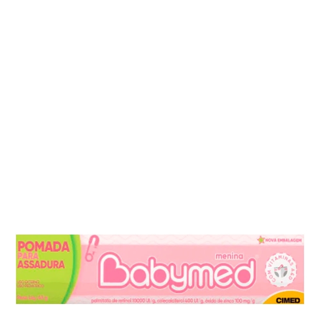 POMADA CONTRA ASSADURAS BABYMED MENINA 45G - CIMED INDUSTRIA DE M
