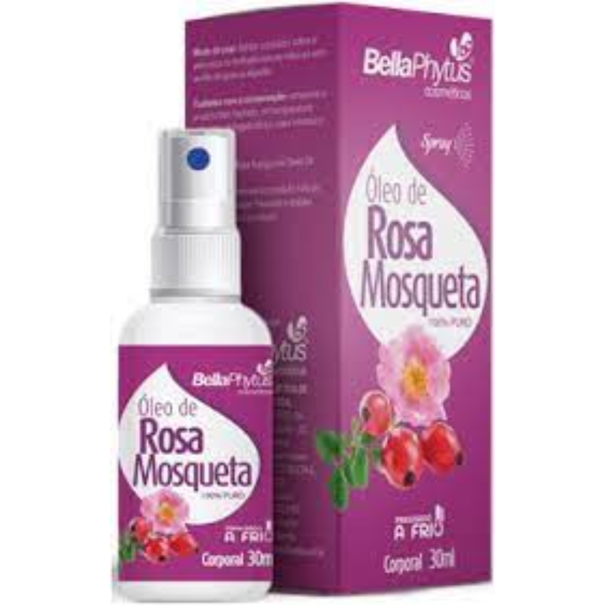 ÓLEO DE ROSA MOSQUETA 30ML - BELLAPHYTUS