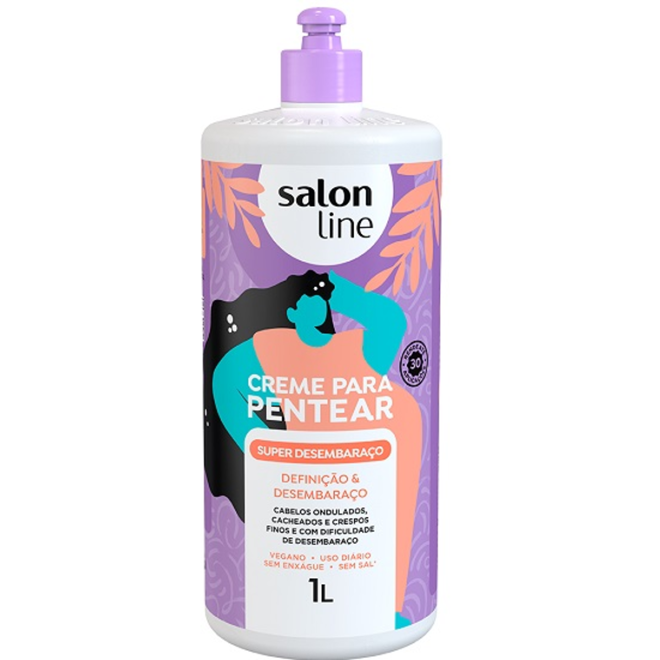 CREME PARA PENTEAR SUPER DESEMBARAÇO SALON LINE 1L - DEVINTEX COSM LTDA