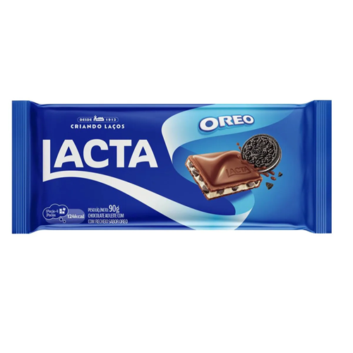 CHOCOLATE LACTA OREO 90G - CHOCOLATES GAROTO SA