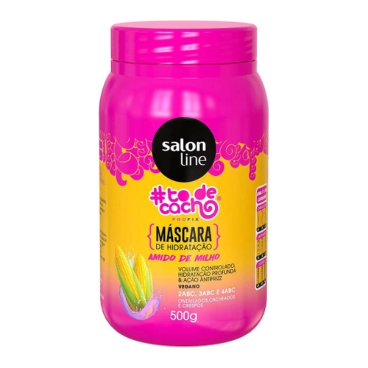 MÁSCARA DE HIDRATAÇÃO SALON LINE AMIDO DE MILHO 500G - DEVINTEX COSM LTDA
