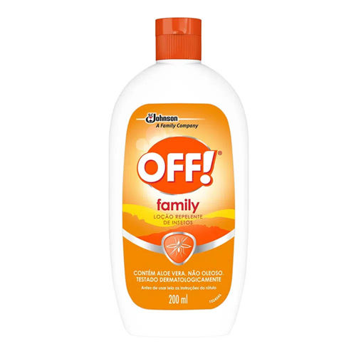 REPELENTE OFF FAMILY LOÇÃO 200ML - CERAS JOHNSON LTDA