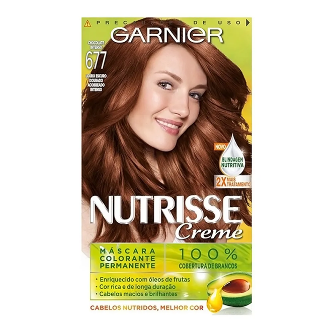 COLORAÇÃO 677 CHOCOLATE IVETE GARNIER NUTRISSE - GARNIER PROCOSA PROD DE B