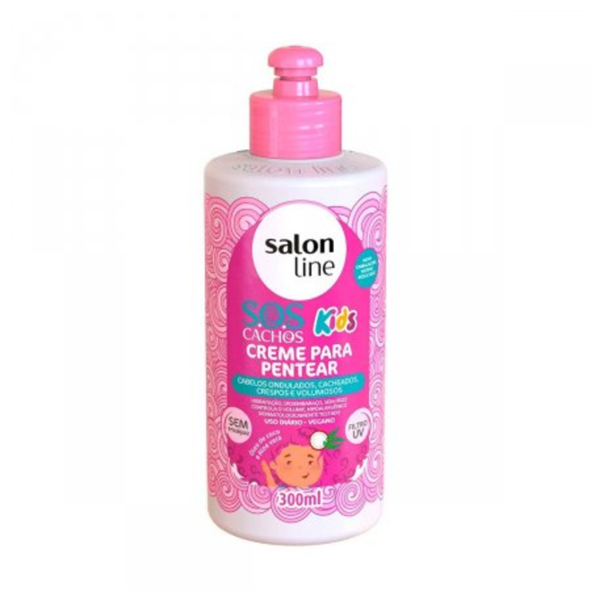 CREME PARA PENTEAR SOS CACHOS SALON LINE KIDS 300ML - DEVINTEX COSM LTDA