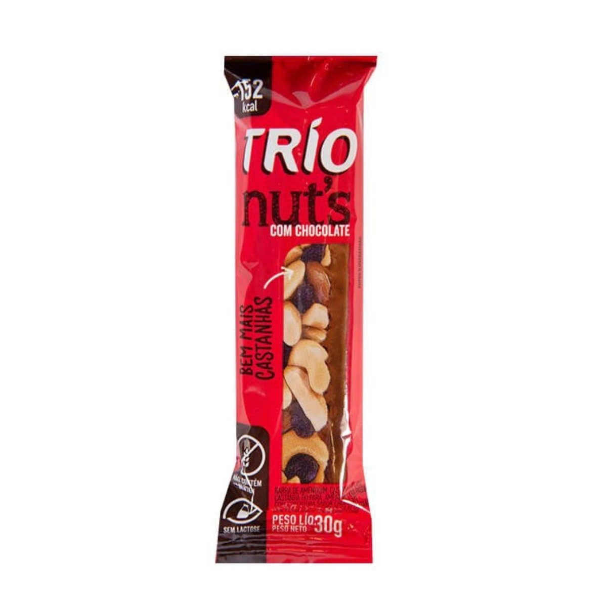 BARRA DE CEREAL TRÍO NUT'S CHOCOLATE 30G - UNITED MILLS ALIMENTOS LTDA