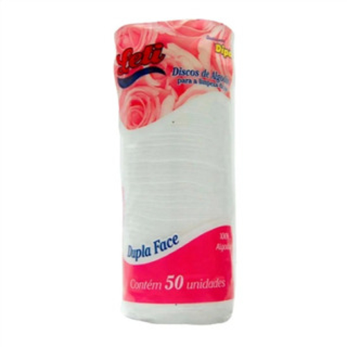 DISCO DE ALGODÃO DUPLA FACE DIPA C/50 UNIDADES - DIPA