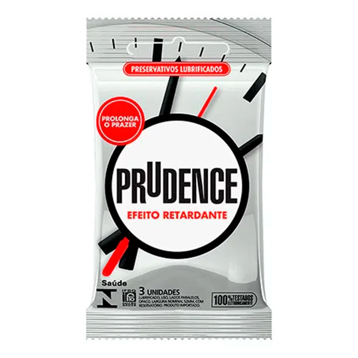 PRESERVATIVO PRUDENCE EFEITO RETARDANTE /3 UNIDADES - DKT DO BRASIL
