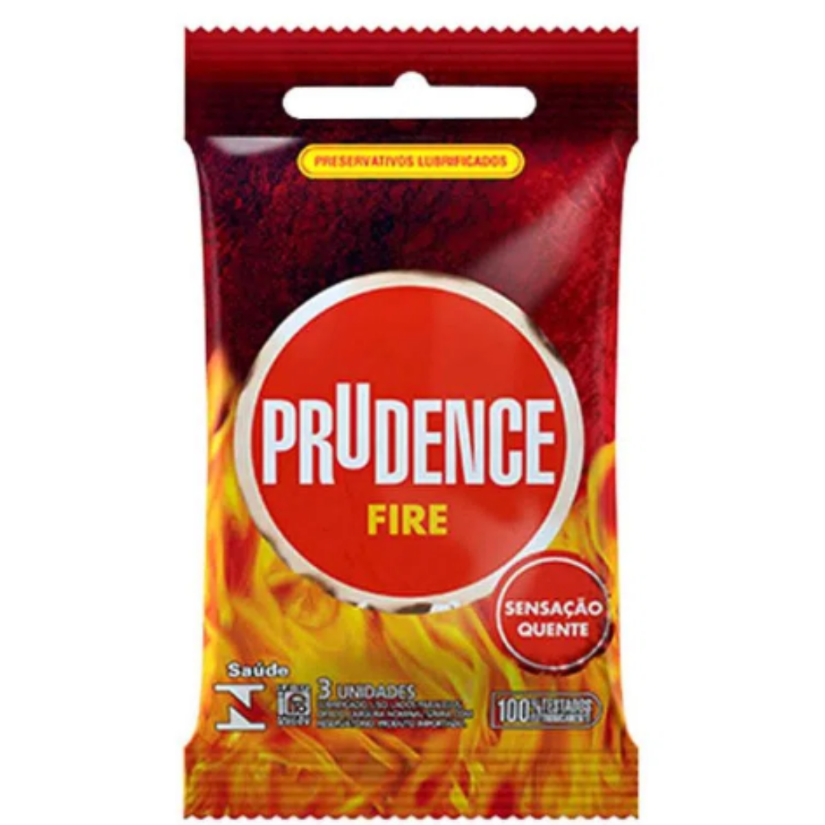 PRESERVATIVO PRUDENCE FIRE C/3 UNIDADES - DKT DO BRASIL