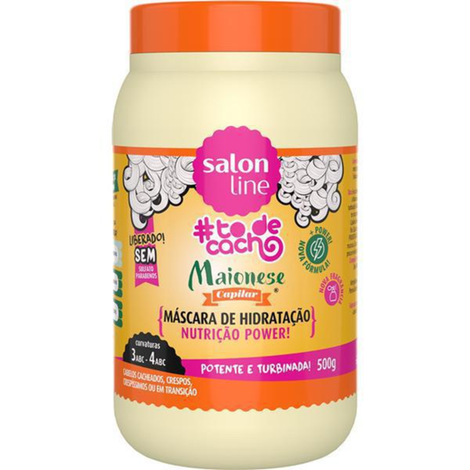 MAIONESE CAPILAR SALON LINE NUTRIÇÃO POWER 500G - DEVINTEX COSM LTDA
