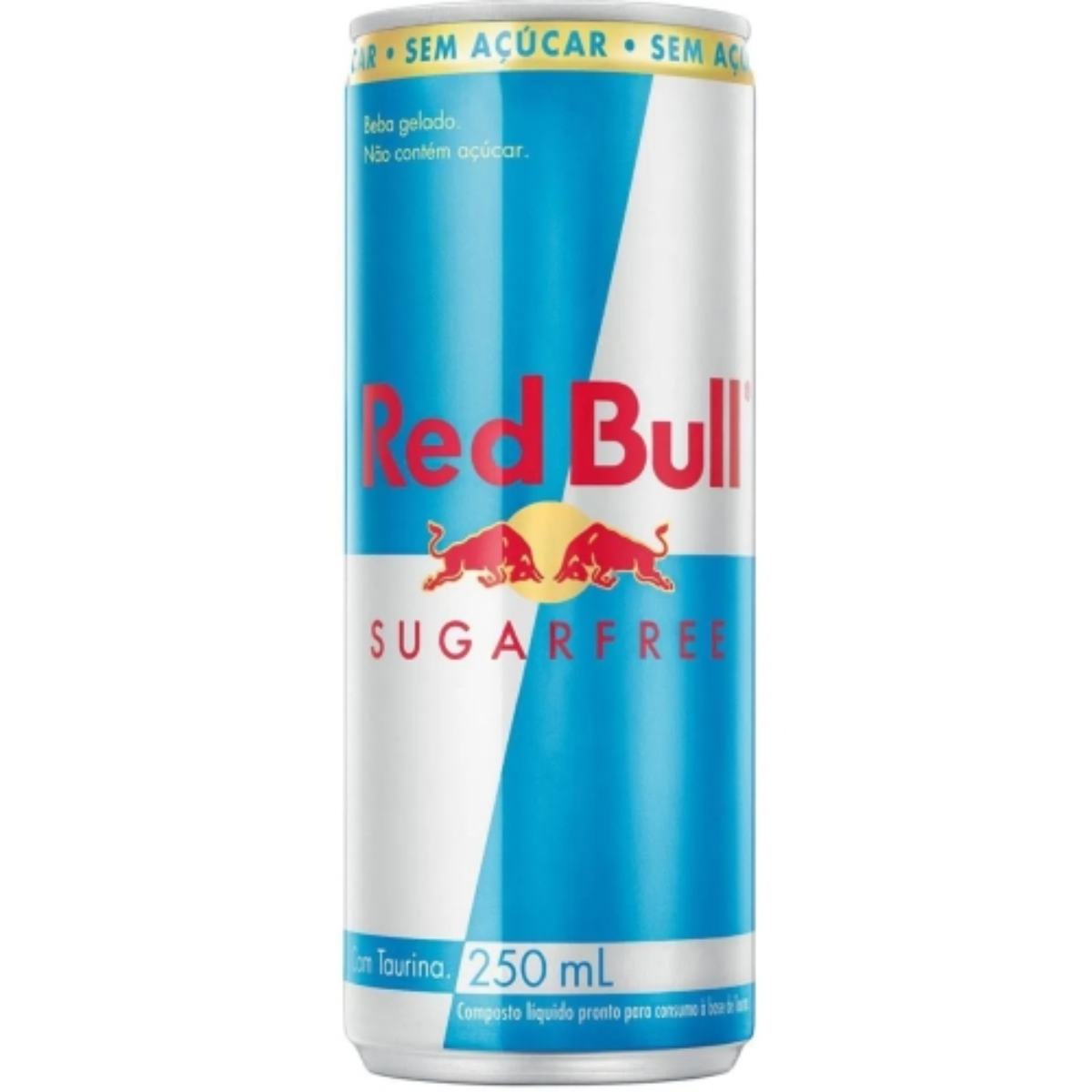 ENERGÉTICO RED BULL SUGAR FREE SEM AÇUCAR 250ML - RED BULL