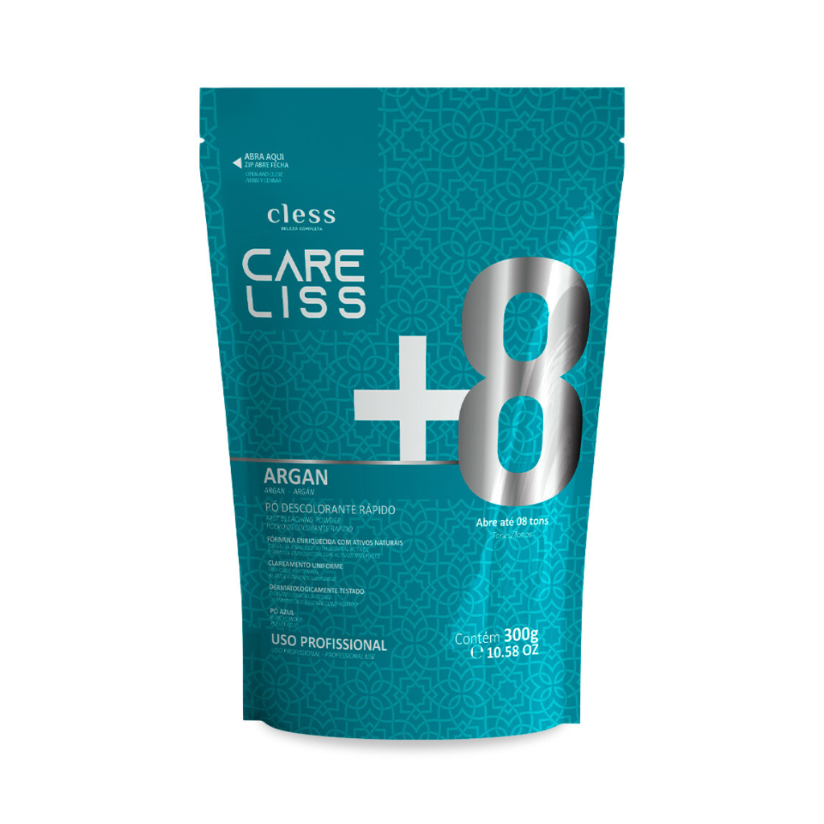 PÓ DESCOLORANTE CLESS ARGAN 300G - CLESS AKUA IND. COM