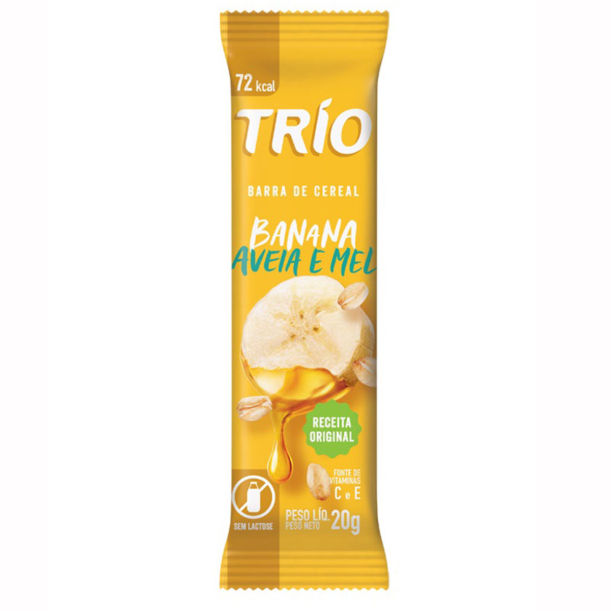 BARRA DE CEREAL TRÍO BANANA AVEIA MEL 20G - UNITED MILLS ALIMENTOS LTDA