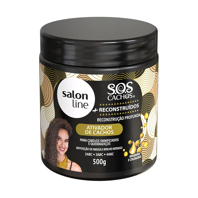 ATIVADOR DE CACHOS ARGININA RECONSTRUÇÃO 500G SALON LINE - DEVINTEX ...