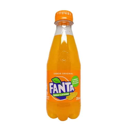 REFRIGERANTE FANTA LARANJA MINI PET 250ML - COCA COLA